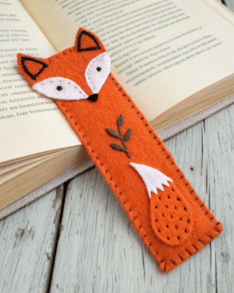 16+ Felt Animal Bookmarks for Kids
