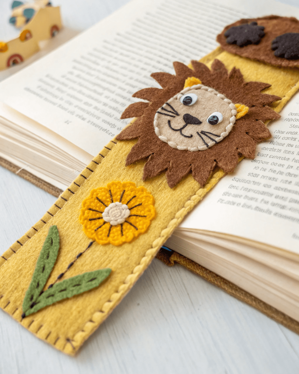16+ Felt Animal Bookmarks for Kids