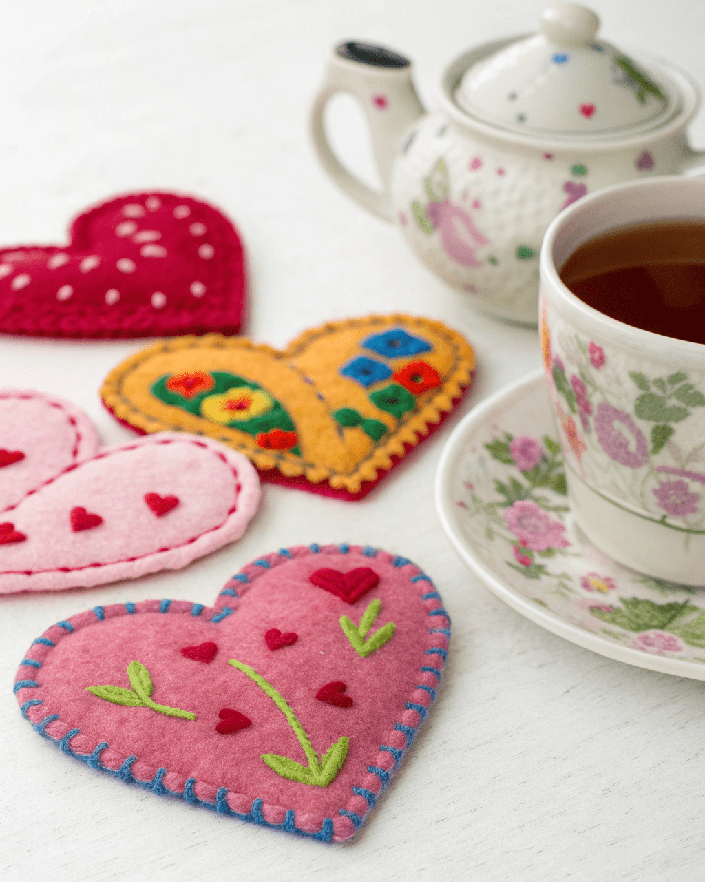 14+ Handmade Felt Coasters for Kids