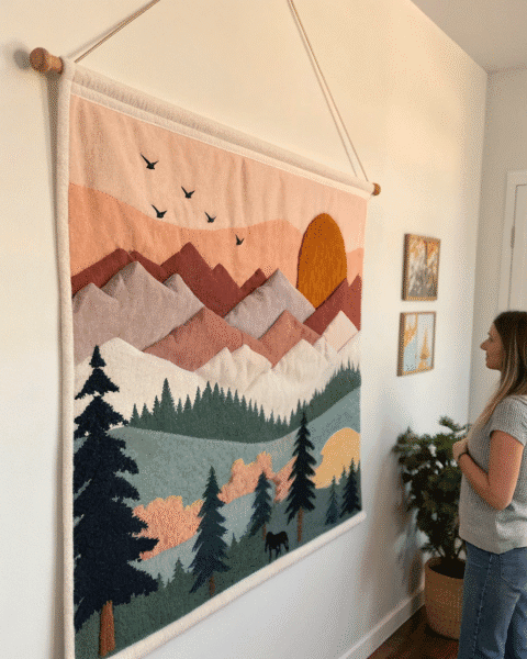 17+ DIY Felt Wall Hangings for Women